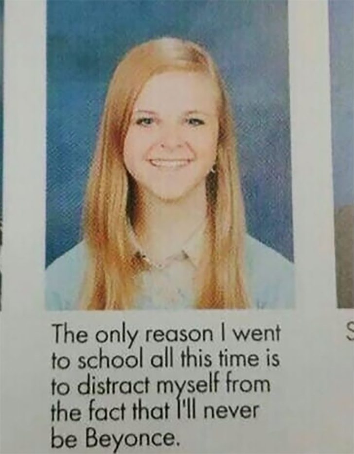 50 Epic Yearbook Quotes Thatll Have You Howling With Laughter One